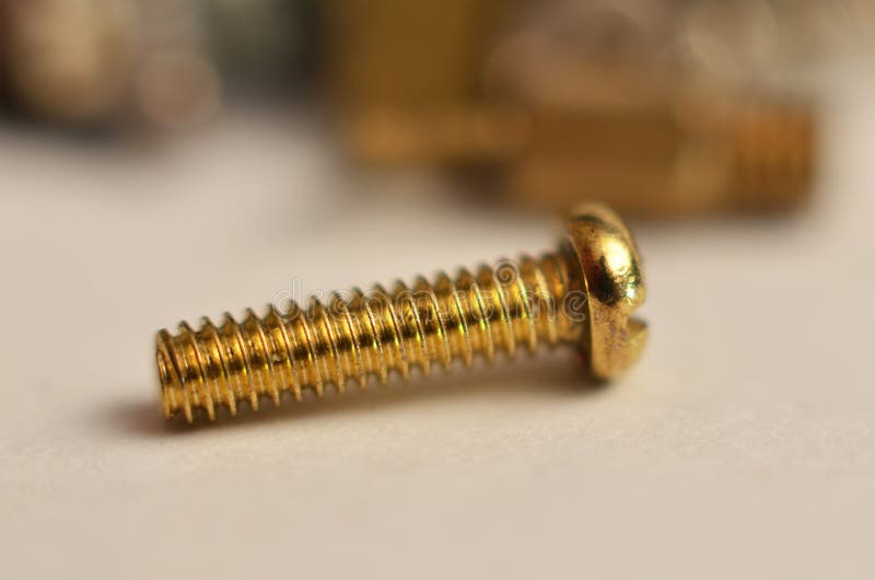 Made of Iron and Brass in the Shape of an Elongated Round Rod Stock ...