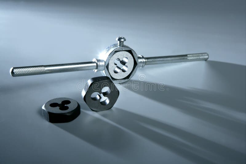 Maker Tools Die Hand Threads Stock Image - Image of craft, material ...