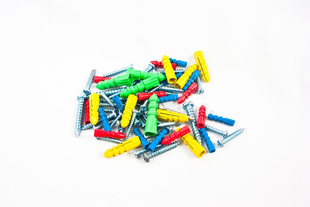 Nails and nailing plugs stock photo. Image of chrome - 17037744