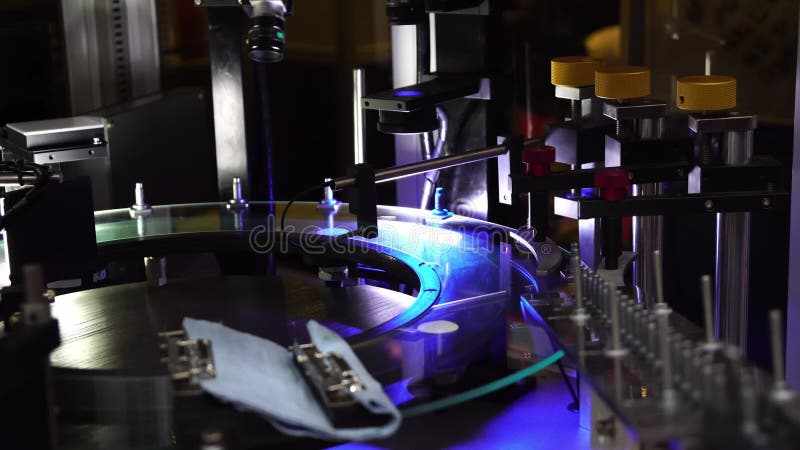 The Part Scanner Machine for Quality Control Process. Stock Video ...