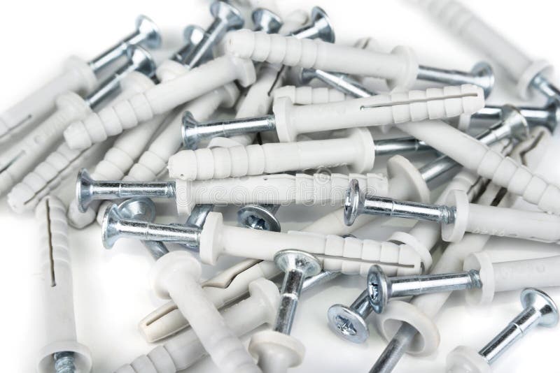 With a Plug for Construction and Repair on a White Stock Photo - Image ...