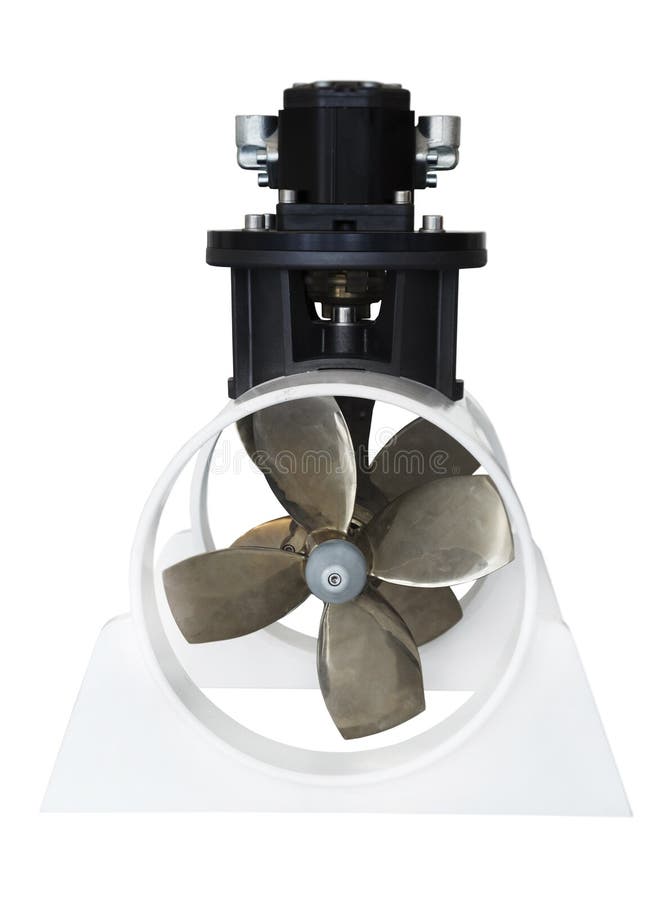 Propeller Isolated on White Background Stock Photo - Image of deck ...