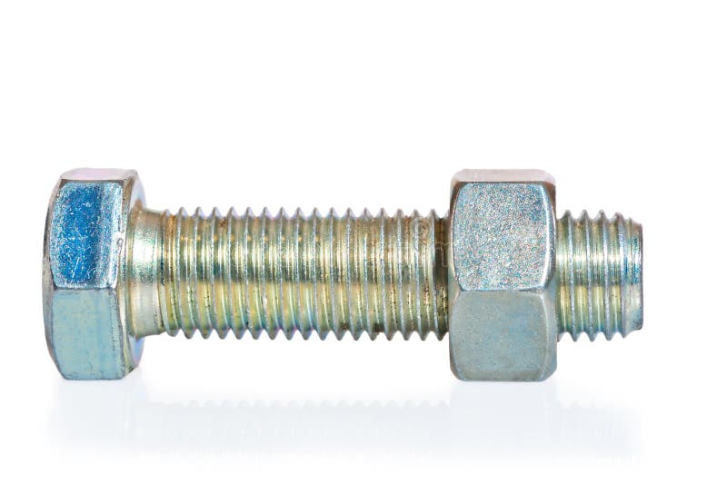 Thread of the bolt stock image. Image of power, concepts - 39063429