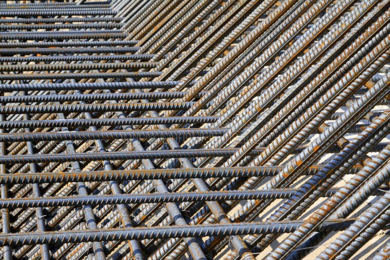 Thread steel bar framework stock image. Image of rebar - 216400751