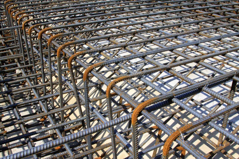 Thread steel bar framework stock photo. Image of municipal - 371068638