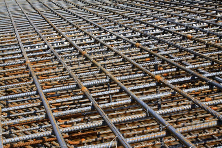 Thread steel bar framework stock image. Image of dense - 379245639