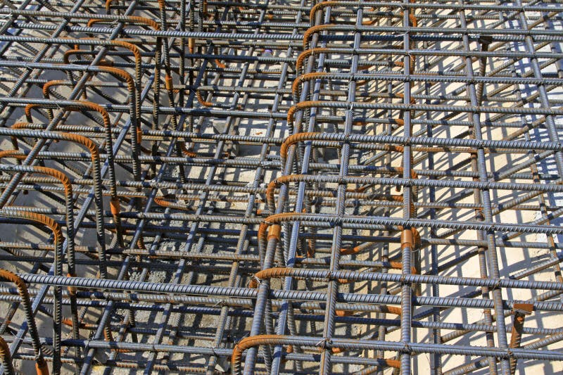 Thread steel bar framework stock photo. Image of colligation - 378136902