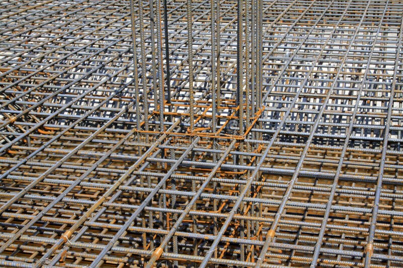 Thread steel bar framework stock image. Image of rough - 386123253