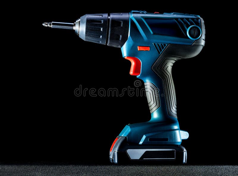 Screwdriver on a Black Background Stock Photo - Image of repair ...
