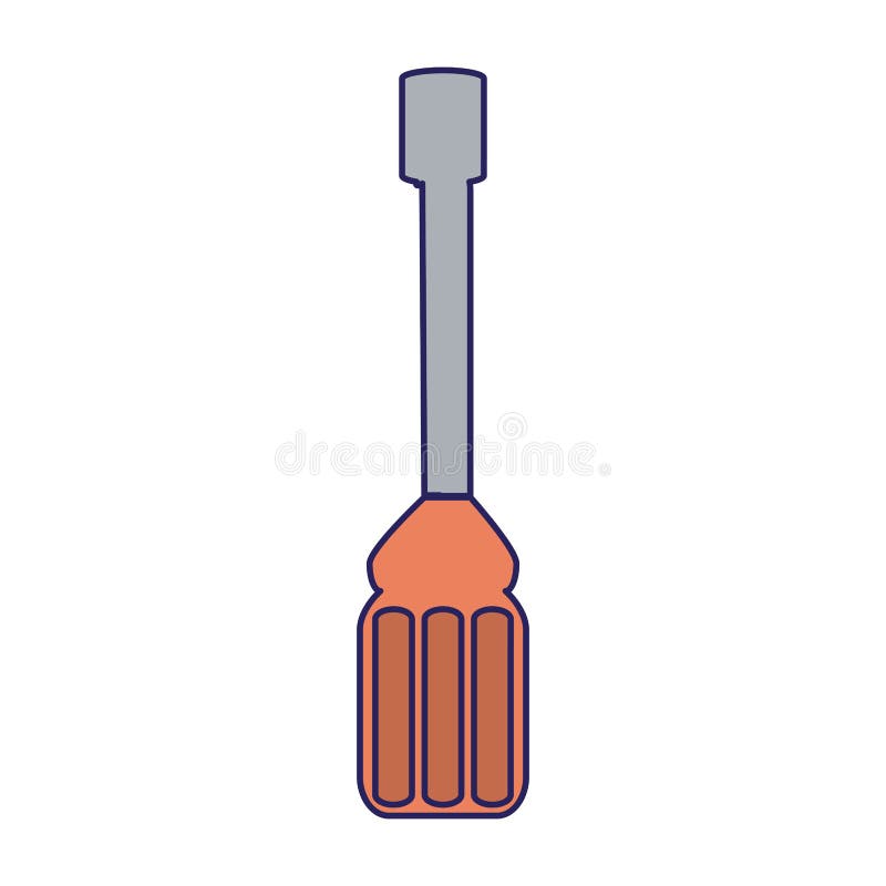 Screwdriver Construction Tool Stock Vector - Illustration of symbol ...