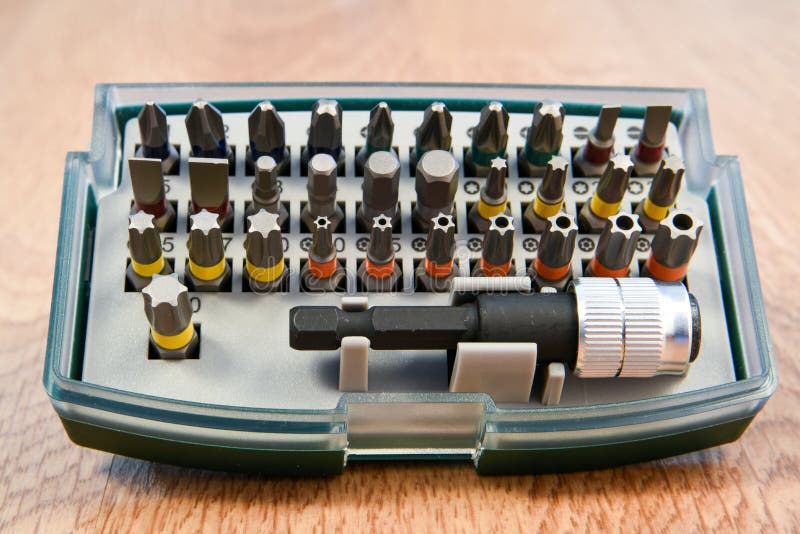 Screwdriver drill bits stock photo. Image of jobs, drills - 84113316