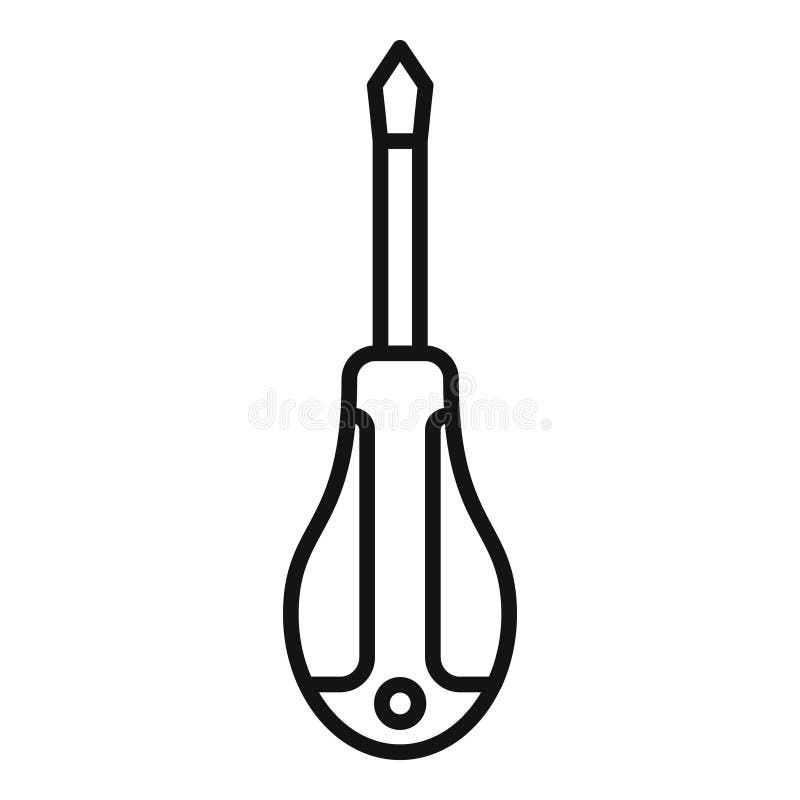 Screwdriver with Ergonomic Handle for Precision Work Stock Vector ...
