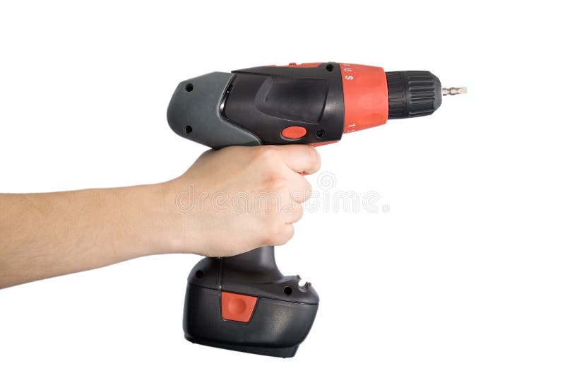 Screwdriver in hand stock image. Image of mechanician - 11570695