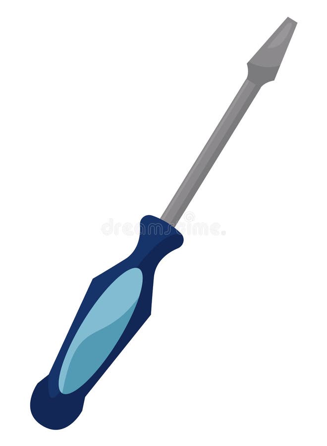 Screwdriver handle tool stock vector. Illustration of work - 225594532