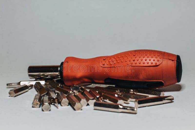 Screwdriver Head & Insert Bits, Strong Rubber Handle for Better Grip ...