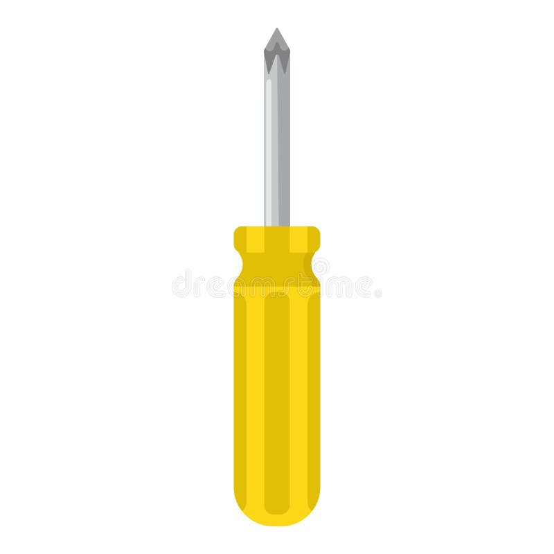 Screwdriver Icon Cartoon Vector. Fix Element Equipment Stock Vector ...