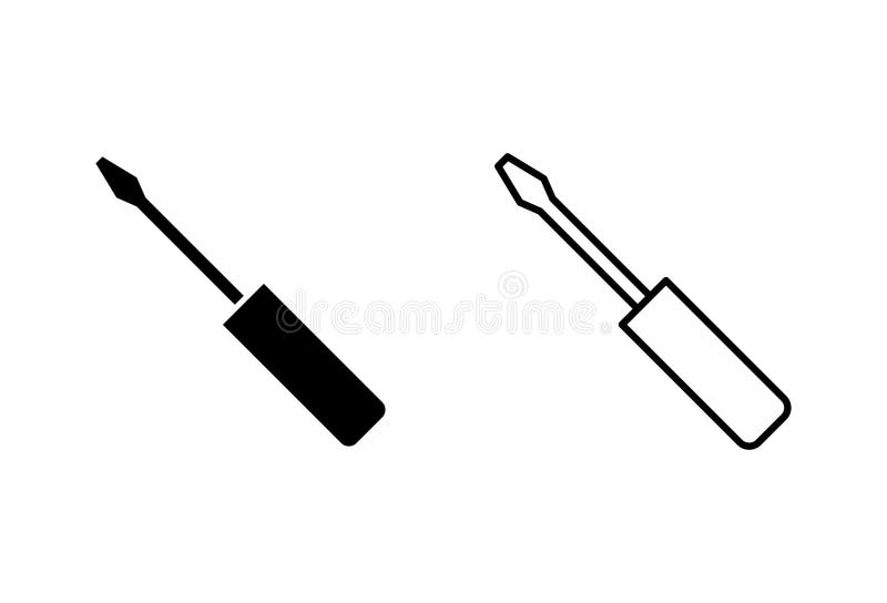 Screwdriver Icon .tools Icon Vector Stock Vector - Illustration of ...
