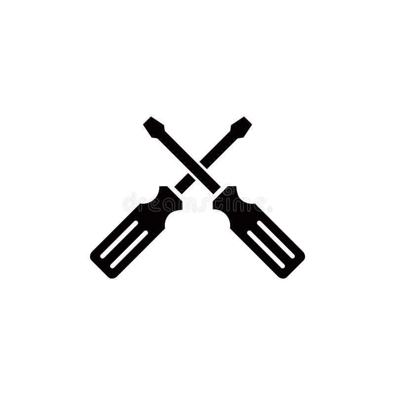 Screwdriver Icon Vector Logo Design Template Stock Vector ...
