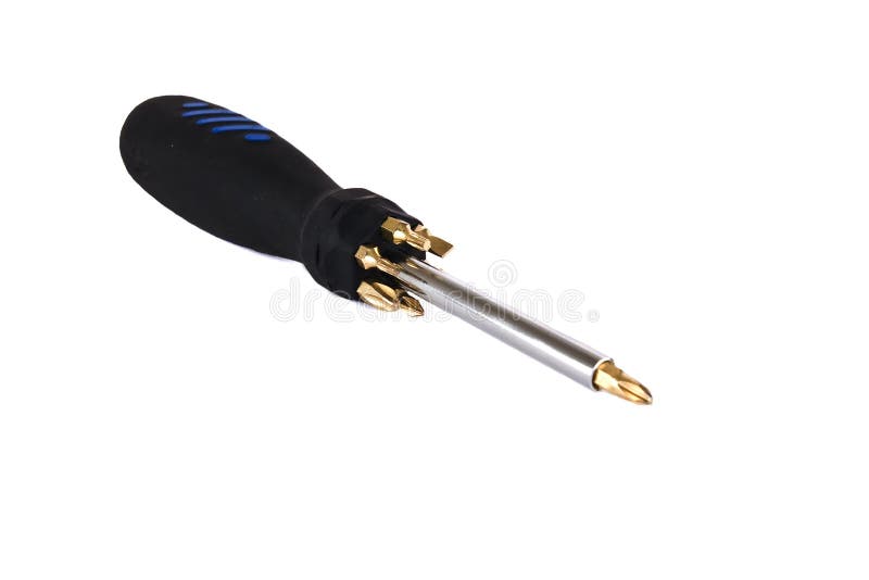 Screwdriver Isolated on White Stock Image - Image of tool, object: 17109309