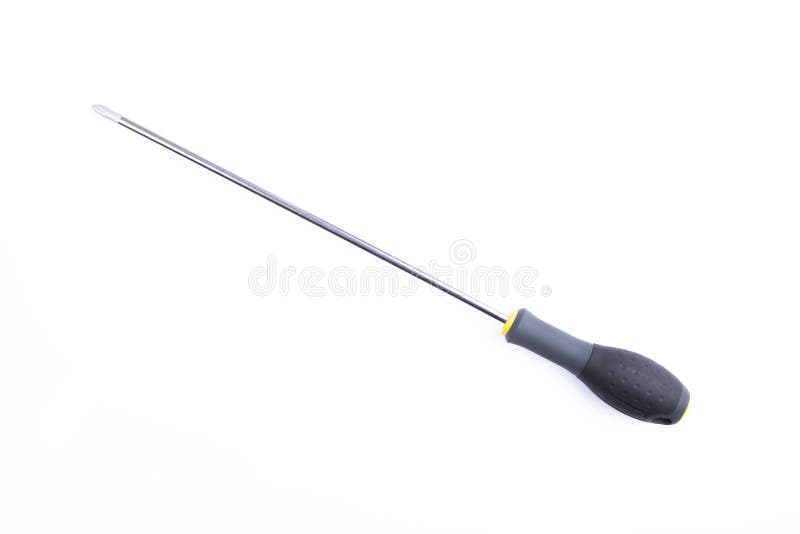 Screwdriver Isolated on White Stock Image - Image of tool, object: 17109309