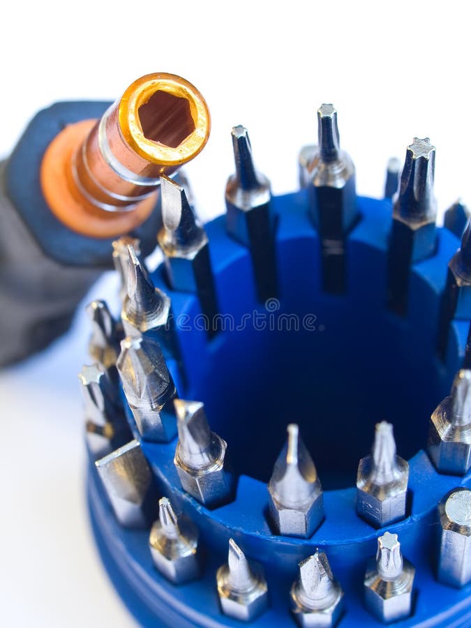 Screwdriver Precision Tools Set Closeup Stock Image - Image of closeup ...