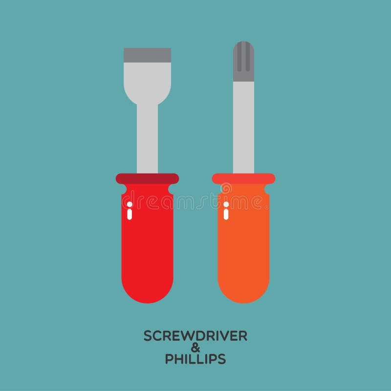 Phillips Screwdriver Stock Illustrations – 249 Phillips Screwdriver ...