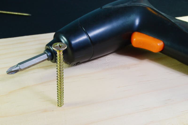 Screwdriver and stock image. Image of tool, wood, chippy - 35585613