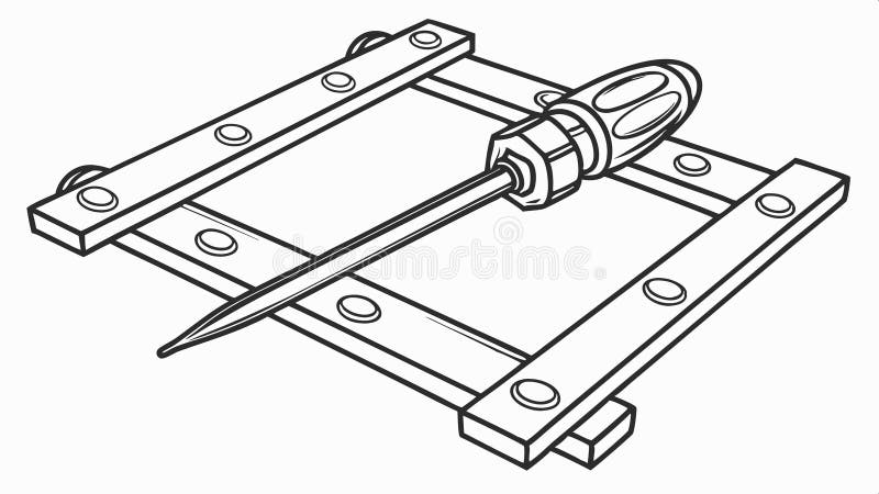 Screwdriver and Screws, Tool and Repair Design Vector Design Generative ...