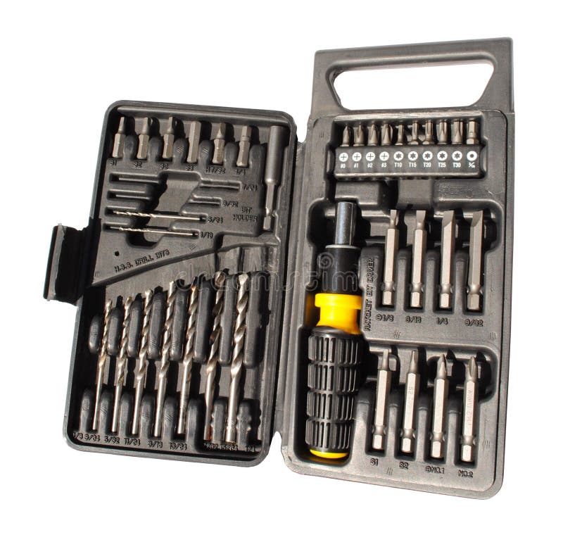 Screwdriver Set stock photo. Image of steel, flat, adapter - 16142232