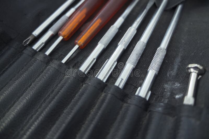 Screwdriver set stock image. Image of screwdriver, industrial - 80767139