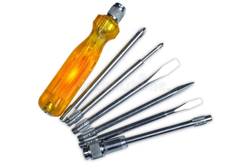 Screwdriver set stock image. Image of background, handyman - 65471563