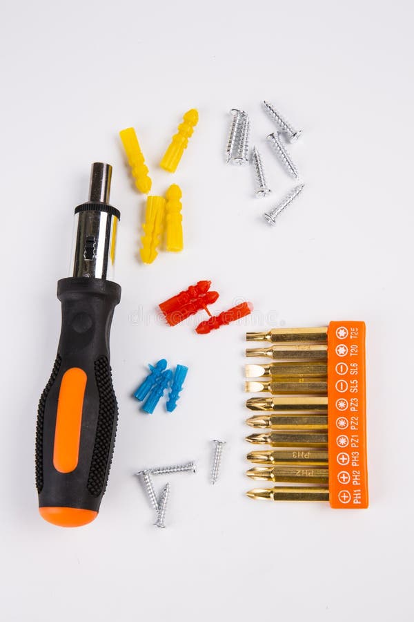 Screwdriver set stock photo. Image of fastener, home - 98784356