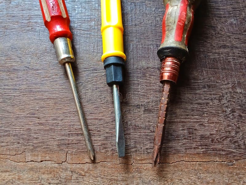 A Screwdriver on the Table . Stock Photo - Image of handyman, hardware ...