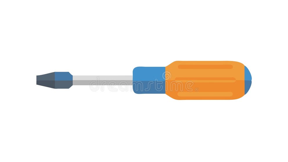 Screwdriver Tool Icon Essential for Repairs and DIY Projects Vector ...