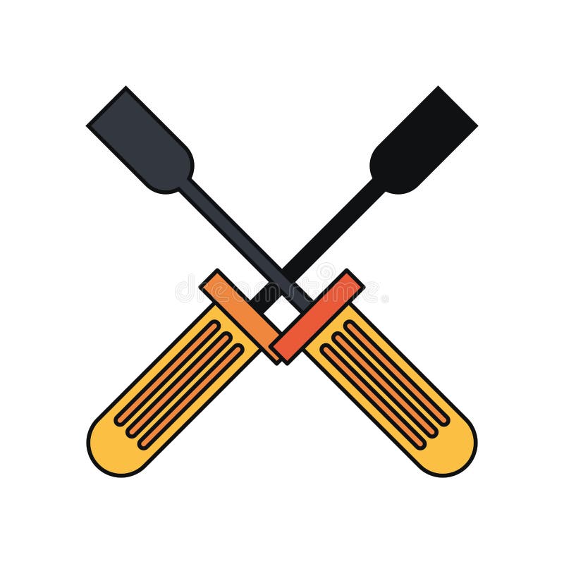 Crossed Tools Stock Illustrations – 938 Crossed Tools Stock ...