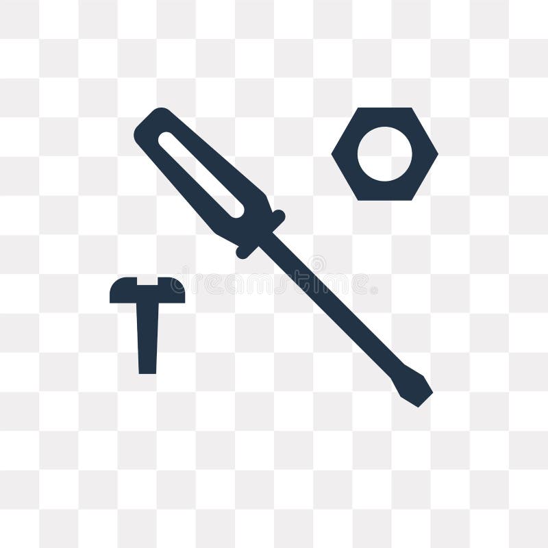 Screwdriver Vector Icon Isolated on Transparent Background, Screwdriver ...