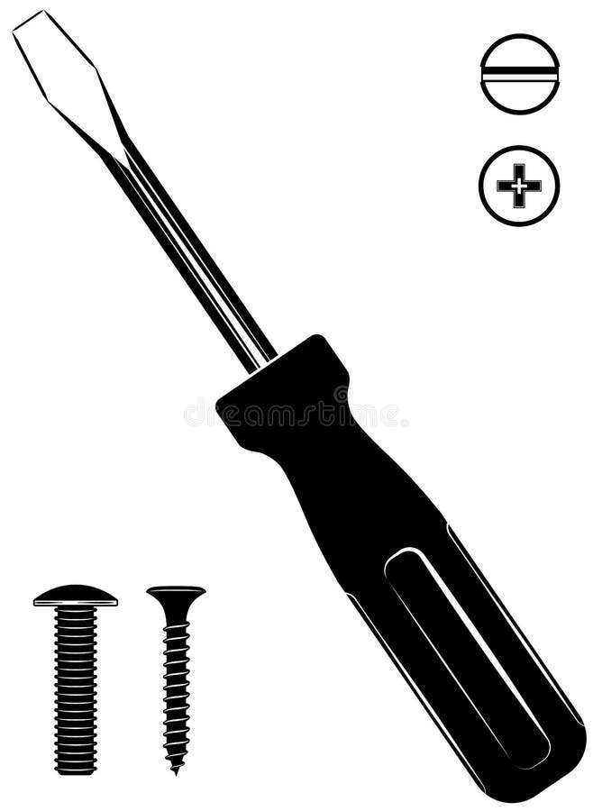 Screwdriver Vector Illustration Stock Vector - Illustration of ...