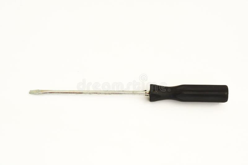 Screwdriver on White Background Stock Photo - Image of plastic, object ...