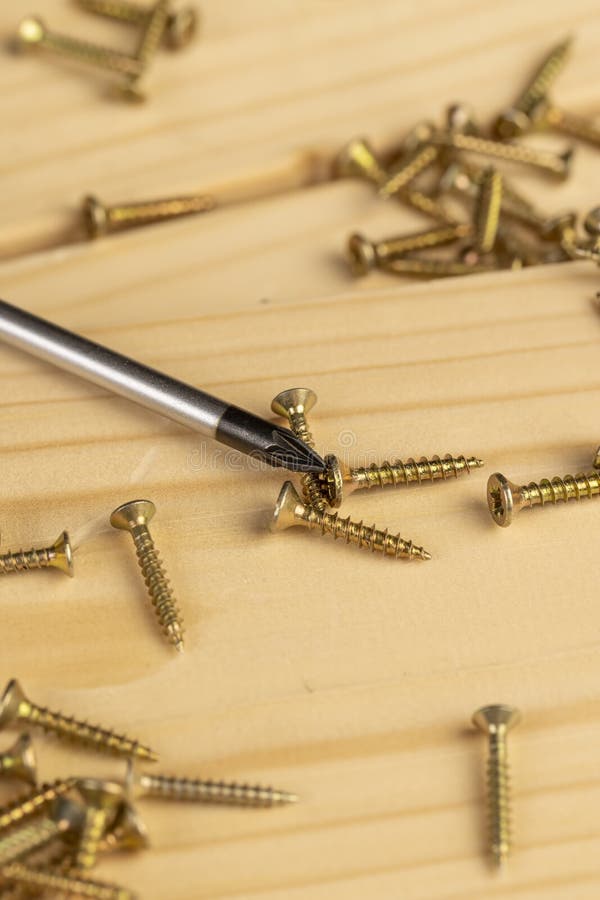 Tapping screws stock image. Image of countersunk, pile - 84138503