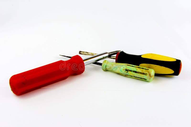 Screwdrivers, Wrenches and Pliers. Stock Photo - Image of design ...