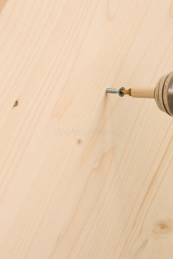 Screwing stock image. Image of timber, plank, board, table - 12663057