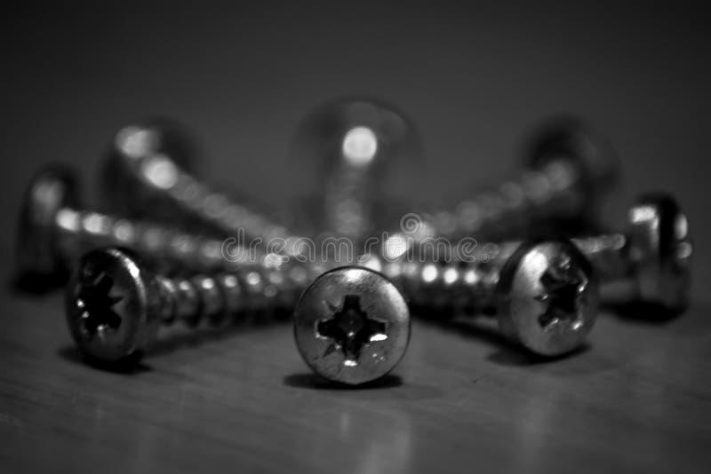 Screws Arranged in a Circle Stock Image - Image of screws, texture ...