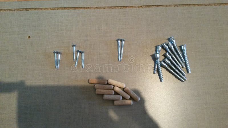 Screws when Assembling a Shelf Stock Photo - Image of furniture ...