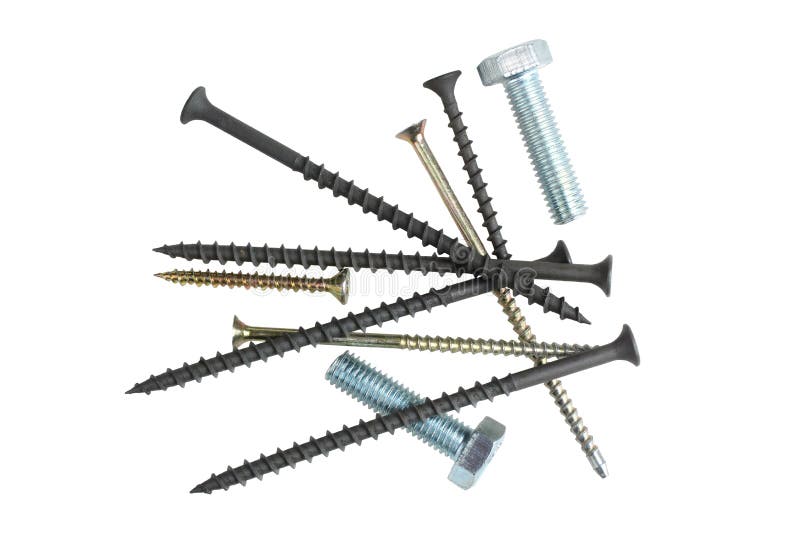 Screws and bolts stock photo. Image of head, sharp, grey - 66119030