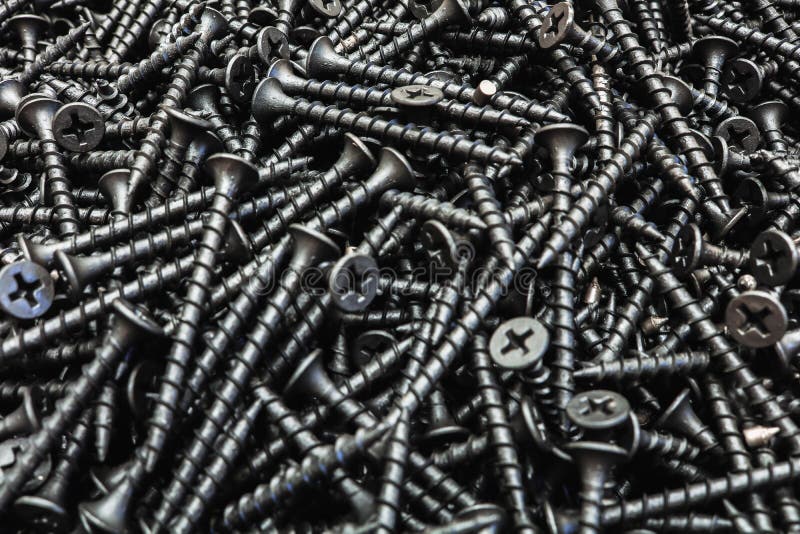 Screws for Construction Work. Stock Image - Image of pile, iron: 126765057