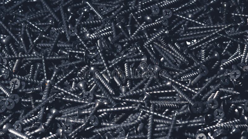 Screws for Construction Work. Stock Photo - Image of build, pattern ...