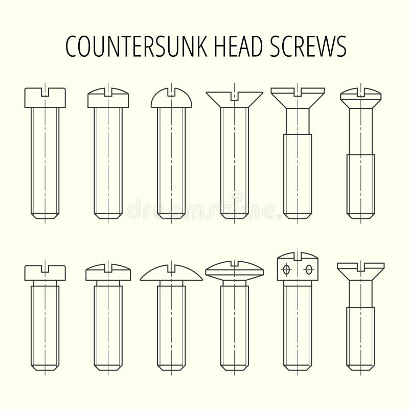 Types Of Mechanical Bolts Identification Chart For Types Of Fasteners