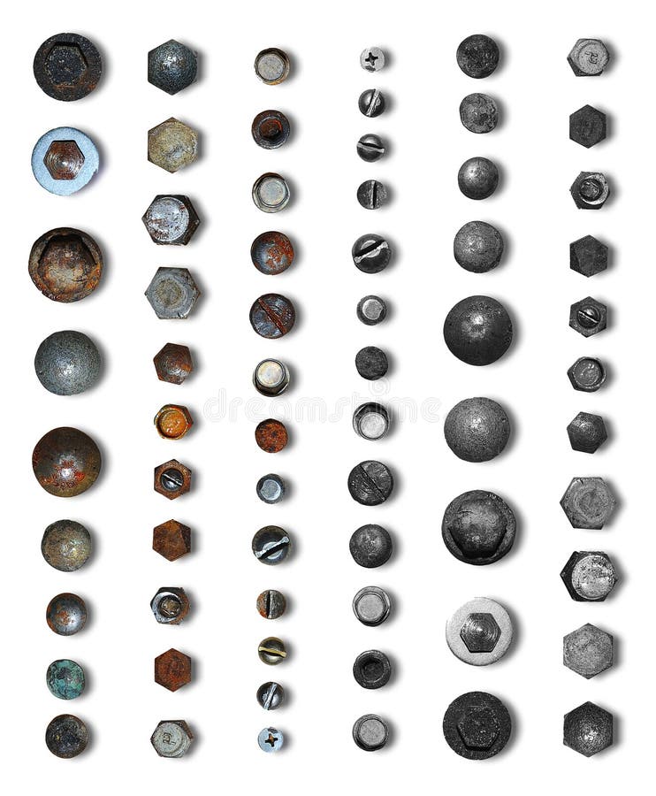 Heads stock image. Image of gray, metallic, rust, iron - 9555751