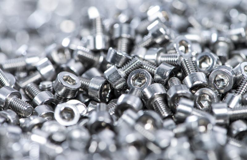 A Pile of Screws stock photo. Image of drill, torque - 26321424
