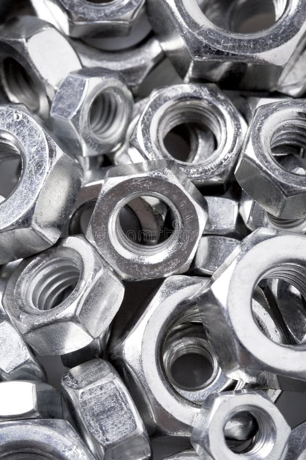 Close up of nuts and bolts stock photo. Image of life - 17450564